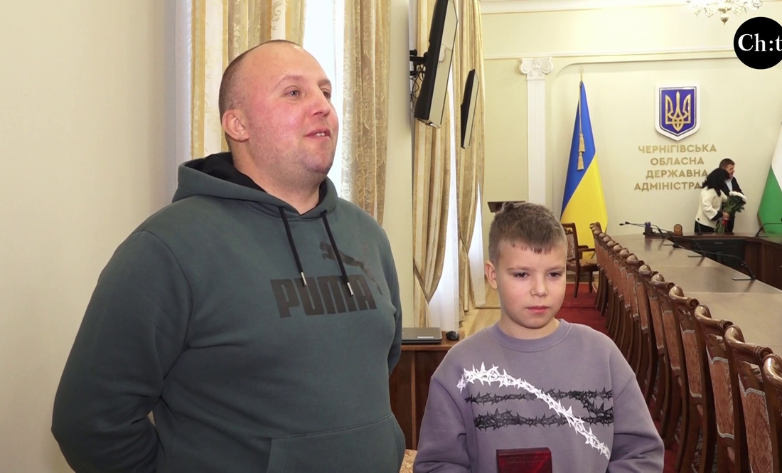 Важкопоранений воїн Вадим Медвідь отримав орден